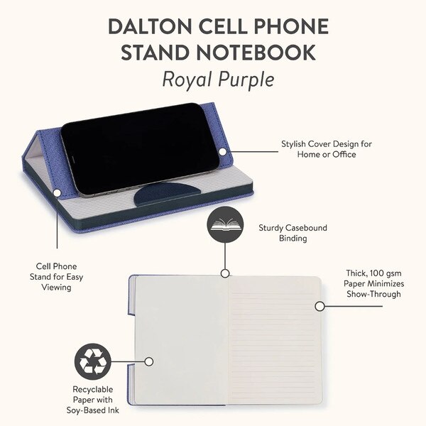 Notebook Cell Phone Stand Royal Purple