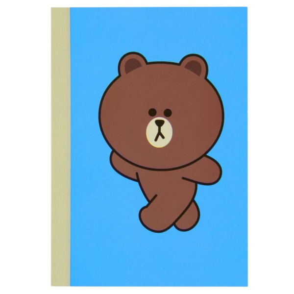 Oasis Small Line Friends Brown Bear