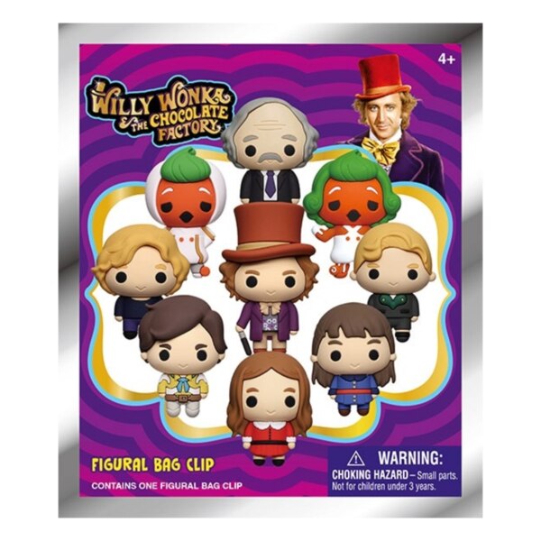 Willy Wonka and the Chocolate Factory Foam Bag Clip Mystery Bag